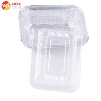 China F1 8342 450ml Disposable Aluminum Foil Food Take Out Container with Lid for sale