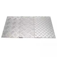 China Non-Slip Diamond Pattern Sheet AA1100 Checkered Plate for Trailer Flooring (4ft x 8ft, 2mm-12mm Thickness) for sale