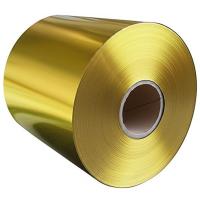 China Aluminum Gold Sheets 0.6mm Painted Color Coated Aluminum Roofing Sheet Coil for sale