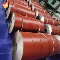 China 5052 PVDF Coated Aluminum Coil 0.3mm-3.0mm Custom Width Weather Resistant for Roofing Gutter Building Facade for sale