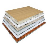 China Aluminum Honeycomb Ceiling Panel 3003 Core 7-50mm Thickness Lightweight Fireproof Wall Panel 1220x2440mm for sale