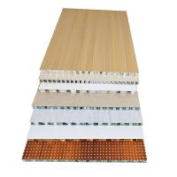 China Aluminum Honeycomb Ceiling Panel 3003 Core 7-50mm Thickness Lightweight Fireproof Wall Panel 1220x2440mm for sale