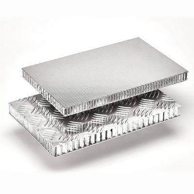 China Aluminum Honeycomb Wall Panels 3003 Core 7-50mm High Strength Flatness Soundproof Impact Resistant PVDF Coated Panel for sale