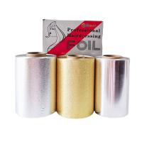 China Hairdressing Aluminum Foil Roll 8011 3003 Salon Hair Coloring Foil 0.011mm Easy Tear Custom Width for sale
