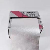 China Salon Hair Foil Roll 1235 8079 Perforated Easy Tear Precut 0.02mm Gold Color Custom Width for sale