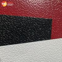 China Color Coated Stucco Embossed Aluminum Sheet PVDF 25 Micron Corrosion Resistant 0.2-3mm for HVAC Jacketing for sale