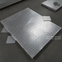 China Diamond Embossed Aluminum Tread Plate Sheet 3003 5052 H24 1-6mm Weldable Anti Slip Stock Fast Delivery for sale