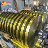 China AL PET Laminated Aluminum Foil Polyester Film Cable Shielding EMI Barrier 1600mm Slitting Width for sale