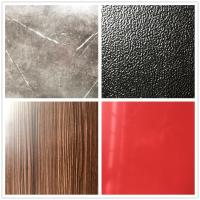 China PVDF Wood Grain Aluminium Coated Coil For Construction for sale