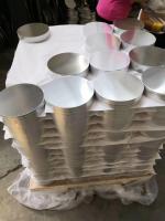 China Anodized Aluminum Round Circle LED Shell Kitchen Utensils Custom Size High Flatness Burr Free Edge Food Grade for sale