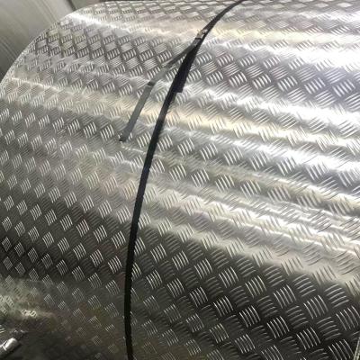 China Aluminium Checker Plate 1050 1100 3003 5052 Aluminum Embossed Sheet for Refrigerator Use for sale