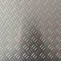 China 5052 3000 Series 5 bar aluminum tread plate 2mm aluminium checker plate for sale