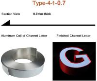 China 1xxx 3xxx 5xxx 0.3-0.7mm Thickness Aluminum Trim Coil Aluminum Channel Letter Coil Roll for sale