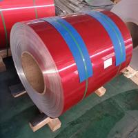 China 1060 1050 1100 Pvc Prepainted Coating Color Aluminum Sheet Color Coated Coil For Gutter for sale