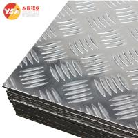 China 0.8mm 1.5mm Custom Embossed Aluminum Diamond Sheet 4 X 8 Aluminum Checker Plate for sale