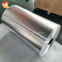 China Household 8011 Aluminum Foil Jumbo Roll 12-40 Micron Moisture Proof Kitchen Wrap Foil for sale