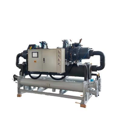 China Water Cooled Screw Type Chiller designed with user friendly controls and easy maintenance features for seamless integration with double compressors for sale
