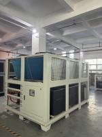 China 40HP Air Cooled Screw Type Chiller featuring screw compressor and heat exchange system for continuous cooling in large facilities for sale