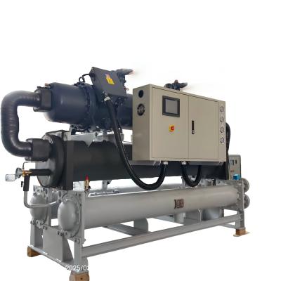 China 100HP Water-Cooled Screw Chiller With Double Compressors for Plastic & Rubber Industry for sale