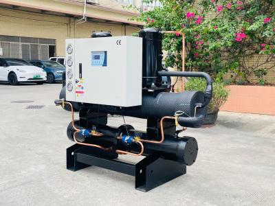 China 40HP Water Cooled Scroll Type Chiller featuring water cooling technology to improve overall system performance and durability for sale