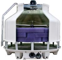 China Industrial Cooling Tower for Water Cooled Chillers  Injection Molding Machines for sale
