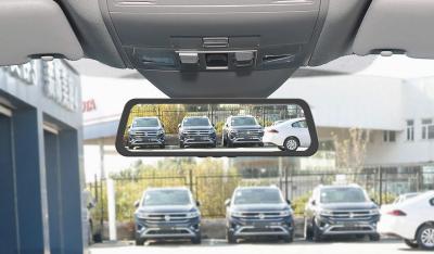China 9.35 Inch Automotive Electronic Rear View Mirror with 1080P Dual Recording and Capacitive Touch for Volkswagen Models for sale