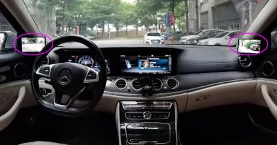 China Touch Control 1080P Car Electronic Side Mirror for Mercedes-Benz with 91° FOV and IP68 Waterproof Rating for sale