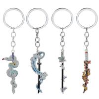 China Custom Guitar Microphone Keychain with Zinc Alloy Construction - S/M/L/XL Sizes Available for Music Lovers and Promotional Gifts for sale