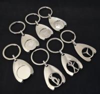 China Custom Logo Coin Keychain with Keyring - Multiple Metal Options & Electroplated Finishes - 500,000 Monthly Capacity for sale