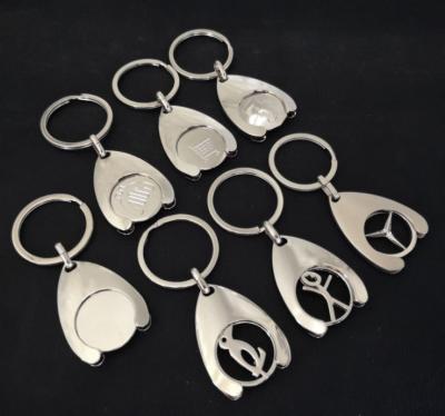 China Custom Logo Coin Keychain with Keyring - Multiple Metal Options & Electroplated Finishes - 500,000 Monthly Capacity for sale