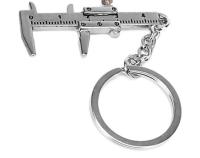 China Custom Vernier Caliper Keychain - Metal Keyholder Tool with 8-Day Sample & 500K Monthly Capacity for sale