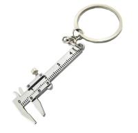 China Custom Vernier Caliper Keychain - Metal Keyholder Tool with 8-Day Sample & 500K Monthly Capacity for sale