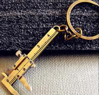 China Custom Vernier Caliper Keychain - Metal Keyholder Tool with 8-Day Sample & 500K Monthly Capacity for sale