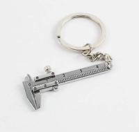 China Custom Vernier Caliper Keychain - Metal Keyholder Tool with 8-Day Sample & 500K Monthly Capacity for sale