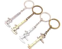 China Custom Vernier Caliper Keychain - Metal Keyholder Tool with 8-Day Sample & 500K Monthly Capacity for sale