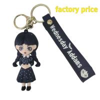 China Custom PVC Rubber Keychain with 2D/3D Logo - S/M/L/XL Sizes, 10-15 Day Production, 1 Piece MOQ for sale