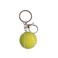 China Custom 3D PVC Sports Keychain - Basketball, Tennis Ball, Billiard Cue Designs, 2pcs MOQ, 10-15 Day Production for sale