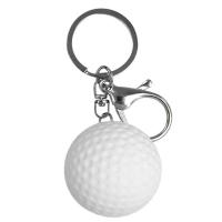 China Custom 3D PVC Sports Keychain - Basketball, Tennis Ball, Billiard Cue Designs, 2pcs MOQ, 10-15 Day Production for sale
