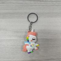 China Custom 2D 3D PVC Keychains with UV Printing - 10-15 Day Production, 1 Piece MOQ, Custom Logo Options for sale