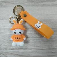 China Custom 2D 3D PVC Keychains with UV Printing - 10-15 Day Production, 1 Piece MOQ, Custom Logo Options for sale