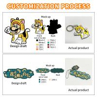 China Custom PVC Keychain 3D Figure Toys - S/M/L/XL Sizes, 10-15 Day Production, 2pcs MOQ for sale
