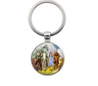 China Custom Wizard of Oz Good Witch Keychain with Round Printing - 500,000 Monthly Capacity & 8-Day Samples for sale