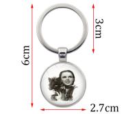China Custom Wizard of Oz Good Witch Keychain with Round Printing - 500,000 Monthly Capacity & 8-Day Samples for sale