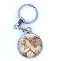 China Custom Round Metal Palestine Map Keychain - Multiple Material Options & Plating Finishes with 8-Day Sample Delivery for sale