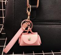 China Korean PU Leather Keychain with Custom Printing - 1000pcs MOQ, 15-Day Production, ISO9000 Certified for sale