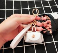 China Korean PU Leather Keychain with Custom Printing - 1000pcs MOQ, 15-Day Production, ISO9000 Certified for sale