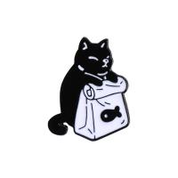 China Custom Cat Enamel Pin - Zinc Alloy Brooch with 10pcs MOQ, 3-5 Day Sample Service for Promotional Gifts for sale