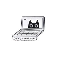 China Custom Cartoon Red Dog Enamel Lapel Pins - 16 Styles, Zinc Alloy, Black Nickel Finish for Clothing Accessories for sale