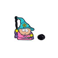 China Custom Bronze Metal Anime Brooch with Hard Enamel Finish - Zinc Alloy Mage Warrior Tank Game Park Lapel Pin TH07030 for sale