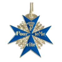 China Custom WW1 German Cap Badges Order of Prussia Award Medal with Wing Sword Design - Multiple Materials & Plating Options for sale